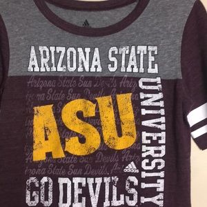 adidas | Tops | Adidas Arizona State University Devils Sport Tee M ...